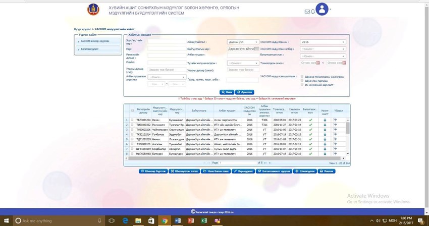 ХУВИЙН АШИГ СОНИРХЛЫН МЭДҮҮЛЭГ БОЛОН ХӨРӨНГӨ ОРЛОГЫН МЭДҮҮЛГИЙН
