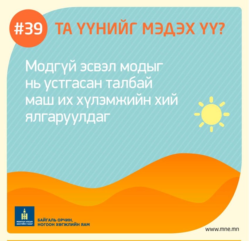 Та үүнийг мэдэх үү