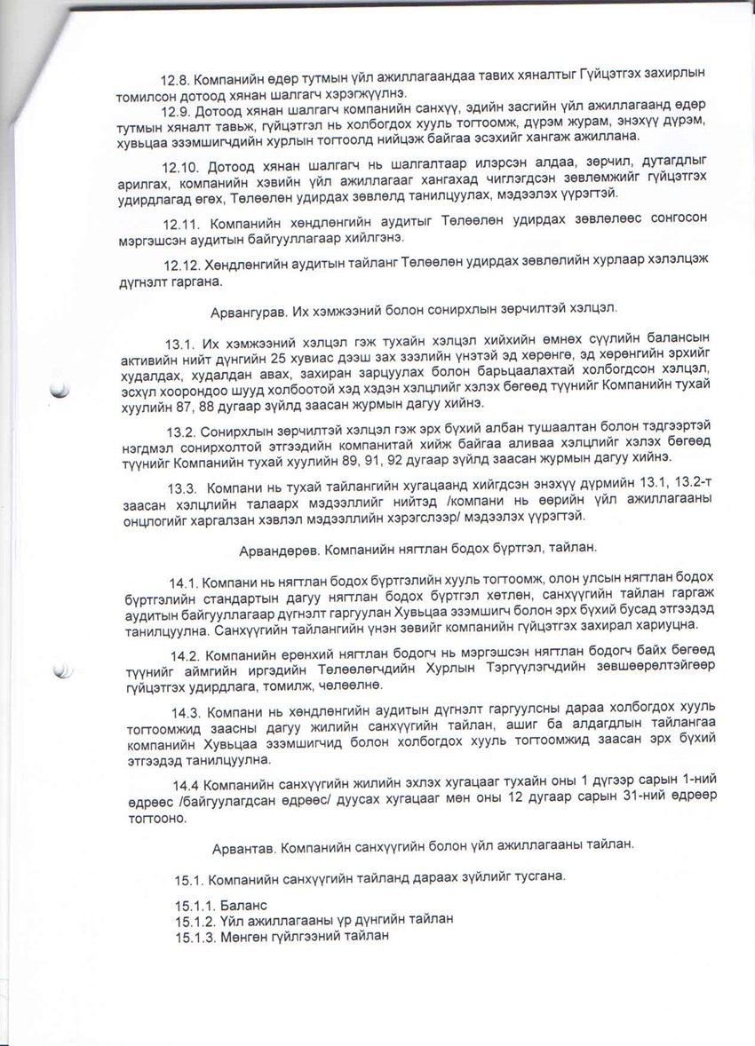 Орон нутгийн өмчит хязгаарлагдмал хариуцлагатай компани байгуулах тухай