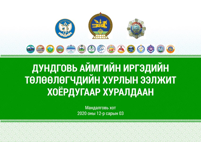 АЙМГИЙН ИТХ ЫН ЭЭЛЖИТ ХОЁРДУГААР ХУРАЛДААНЫ ТОГТООЛУУД