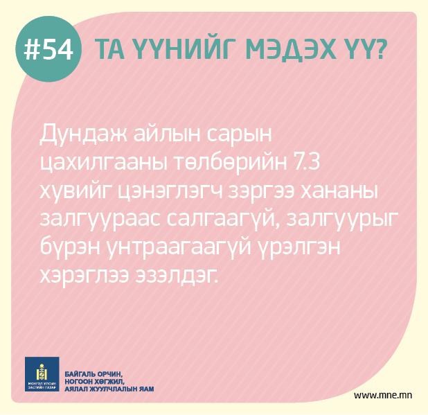 Та үүнийг мэдэх үү